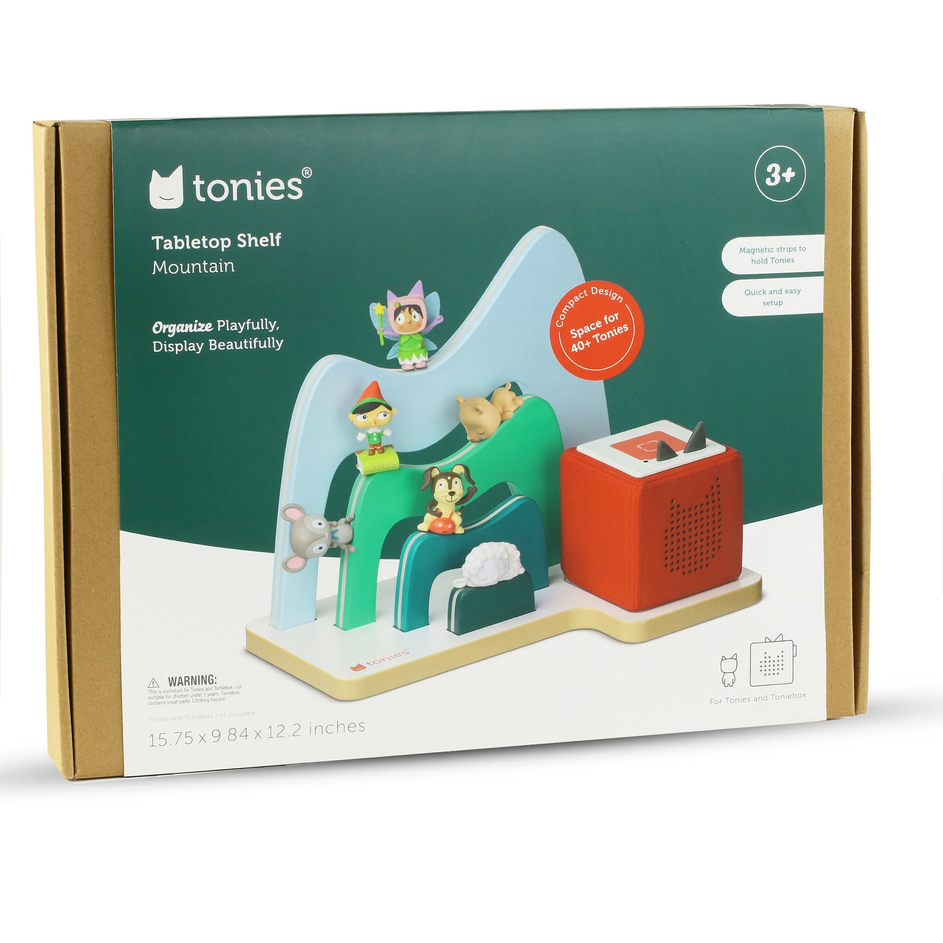 Tonies Tabletop Mountain Magnetic Wood Display